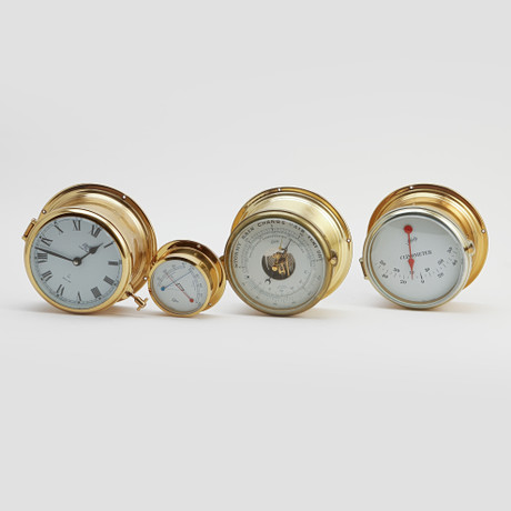 SHIP COURSE, BAROMETER and CLINOMETER, Schatz. HYGROMETER, Barigo ...