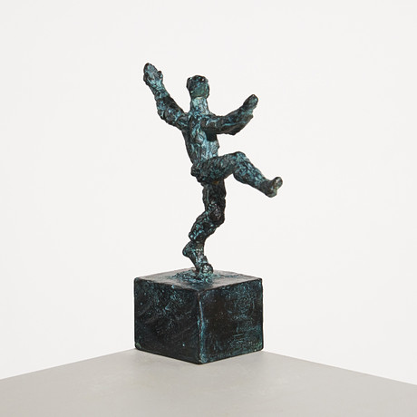 LISS ERIKSSON (1919-2000). Dansande, patinerad brons, monogramsignerad ...