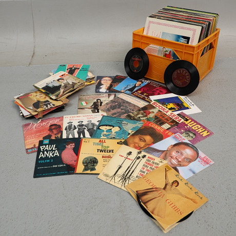 VINYLSKIVOR, ca 128 st, LP & EP-skivor, bl.a. Jazz & disco. Övrigt ...