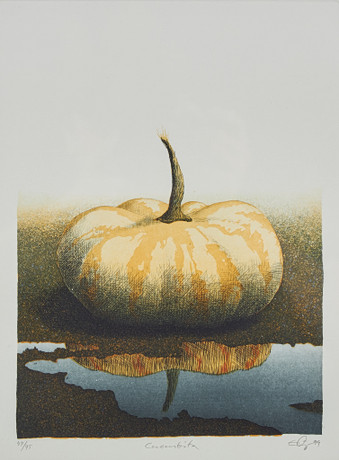ESA RIIPPA (1947). "Cucurbita", signed and dated -99, etching, 44/75 ...