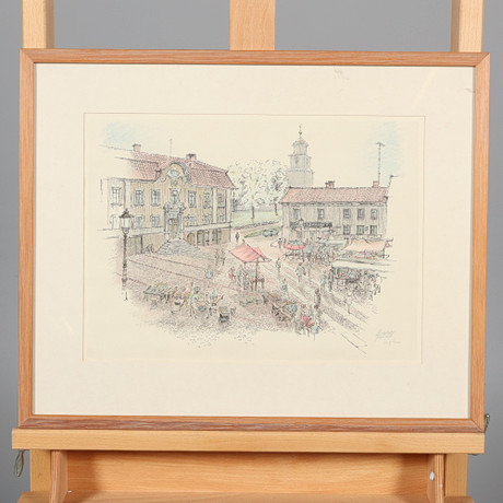 EBBE FOG. LITHOGRAPHY, signed and numbered 263/300. Art - Engravings ...