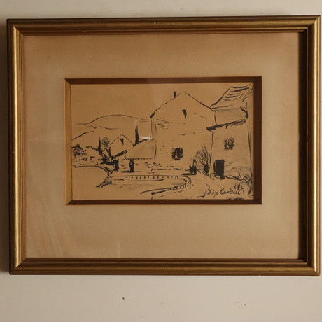 HELGE CARDELL. DRAWING, signed. Art - Drawings - Auctionet