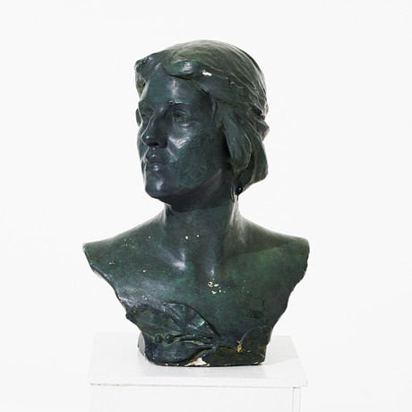 AUGUST FREDRIK LINDSTRÖM (1865-1945). Bust, signed and dated August ...