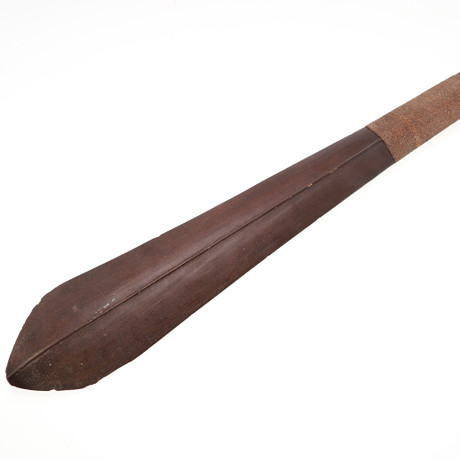 POLYNESIAN ISLANDS TONGAN HARDWOOD PADDLE/WAR CLUB. Weapons & Militaria ...