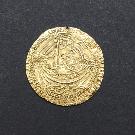 A HENRY V GOLD NOBLE. 1413-22. Coins, Medals & Stamps - Coins - Auctionet