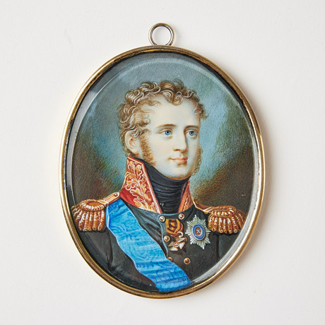 MINIATYRMÅLNING, 1800-talets andra hälft, efter Giovanni Domenico Bossi ...