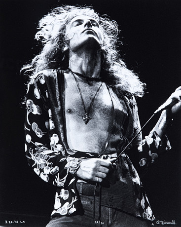 ED FINNELL. Robert Plant, Led Zeppelin, "Physical Grafitti Tour", Los ...