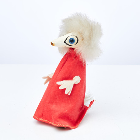 ATELIER FAUNI. Figure, "Filifjonkan", Finland, textile and leather ...
