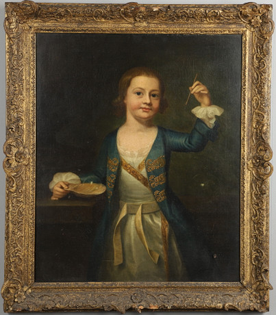 CIRCLE OF RICHARD PHELPS (1710-1785). PORTRAIT OF A CHILD. Art ...
