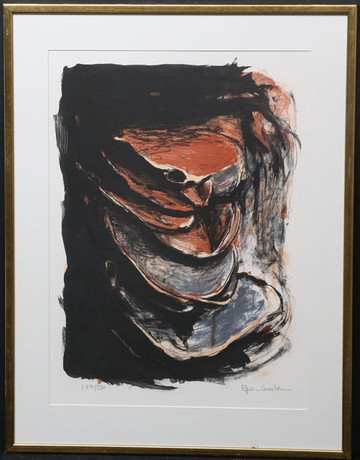 BJÖRN KRESTESEN. Färglitografi, signerad, numrerad 177/230. Konst ...