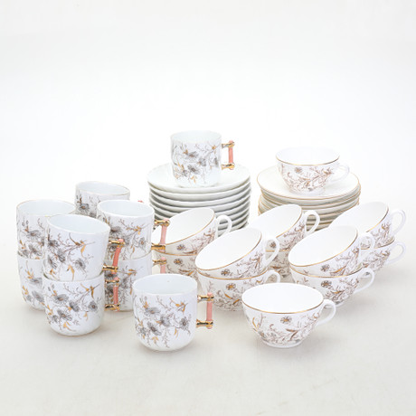 TABLEWARE, 44 pieces, coffee cups & saucers, Rörstrand. Ceramics ...