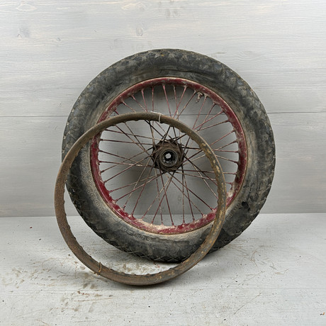 WHEELS & RIMS, motorcycle, bead, 2-piece, 18-inch, 1920s. Vehicles ...