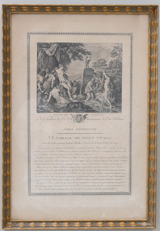 Diana and Callisto, after Titian, Galerie du Palais Royal, 19th century ...