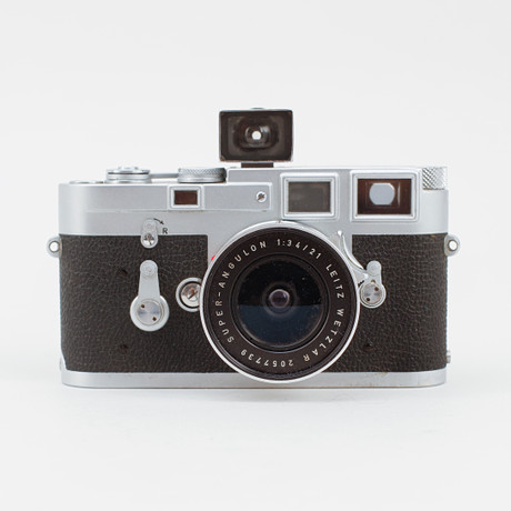 CAMERA, LEICA M3, 1962, with accessories, Ernst Leitz and Leitz Wetzlar ...