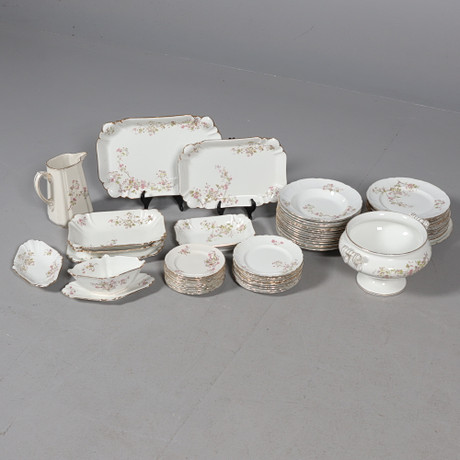 MATSERVIS, 58 delar, flintgods, "Hagtorn", Gustavsberg. Keramik ...