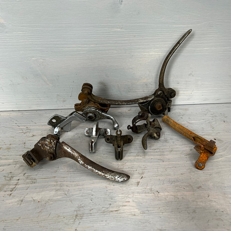 A Collection OF EARLY HAND CONTROL PARTS, 9 parts, 1920s/30s. Vehicles ...