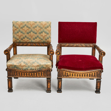 FRAME CHAIRS. A couple. veneered birch, 1920s. Swedish Grace. Furniture ...