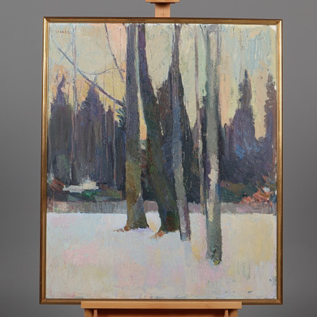 BENGT CRANTZ. OIL ON CANVAS signed. Art - Paintings - Auctionet