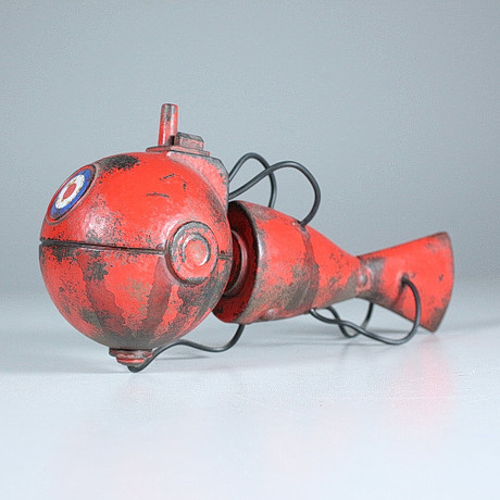 MARTIN SMIDA. Hans ateljé. 'ASS (Autonomic Swimming System), modell ...