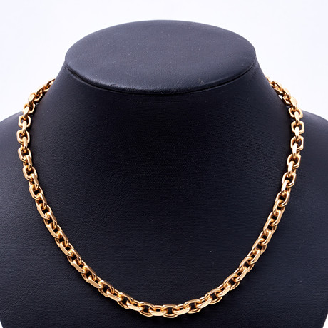 COLLIER, 18 k guld, Ankarlänk, Mikkov Ab August, Stockholm, 1965 ...