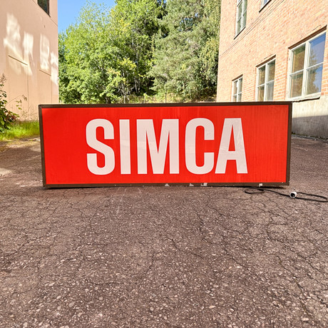 SIMCA, plastic sign, single-sided. Miscellaneous - Miscellaneous ...