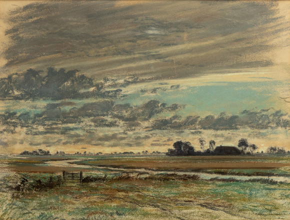 HENRICUS JANSEN (1867-1921). landskap. Konst - Teckningar - Auctionet