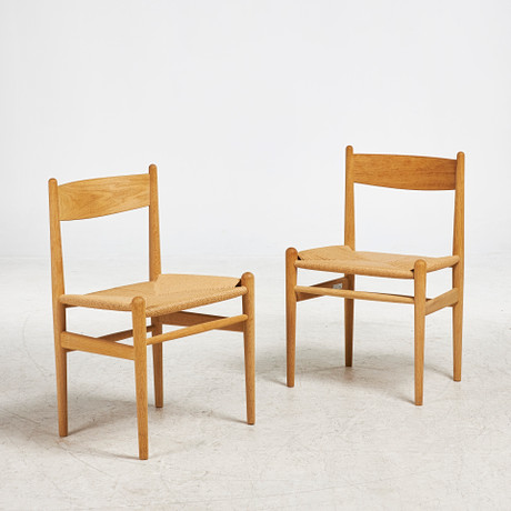 HANS J WEGNER. Stolar, 2 st, ''CH-36'', Carl Hansen & Søn ...