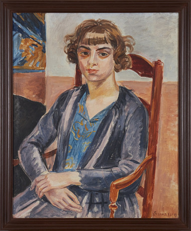 BIRGER SIMONSSON. "Christiane", oil on canvas, signed Simonsson, dated ...