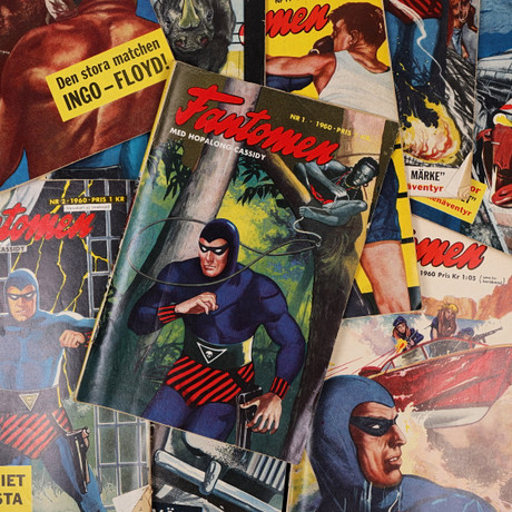 THE PHANTOM, 10 pcs from 1960, comic book. Toys - Comics - Auctionet