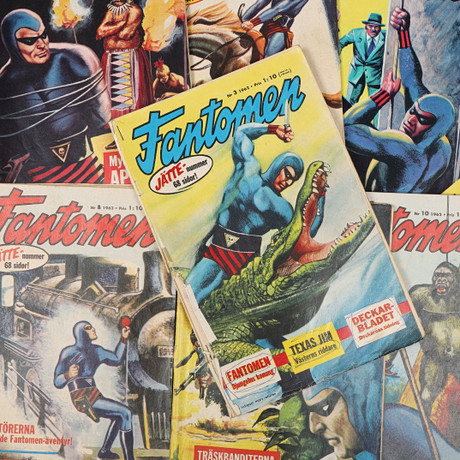 FANTOMEN, 7 st från 1962. Leksaker - Serietidningar - Auctionet