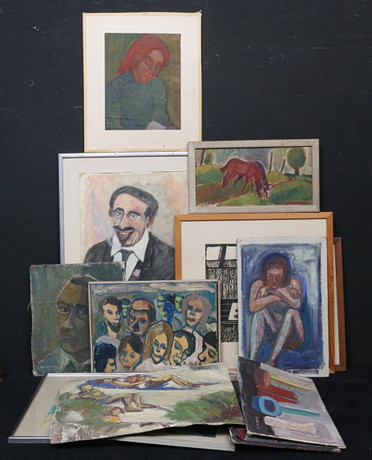 KARL THORSTEN ANDERSSON. Different techniques. Art - Paintings - Auctionet