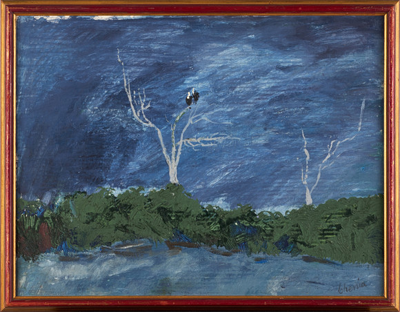 CHENIA EKSTRÖM (Rostow 1915-1985 Stockholm). "Before the storm", signed ...