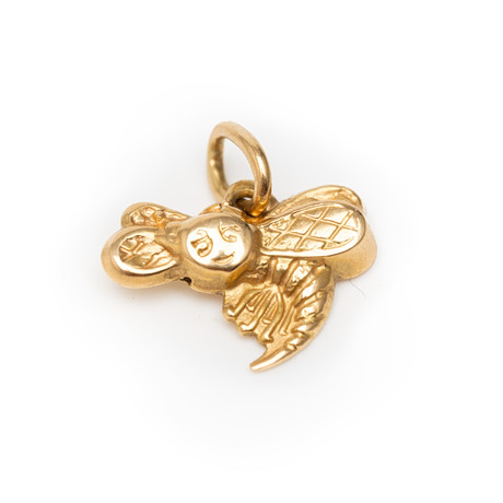 BERLOCK, 18K guld i form av Expressens geting, otydlig mästarstämpel ...