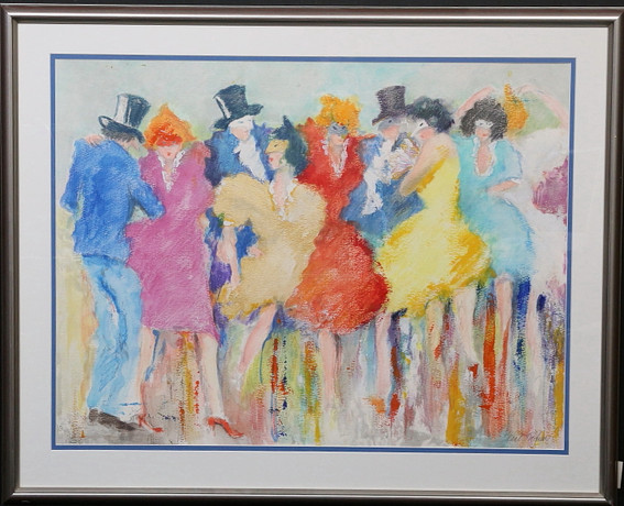 KARL HÖGLUND. Maskerad. Akvarell, signerad Karl Höglund. Konst - Måleri ...