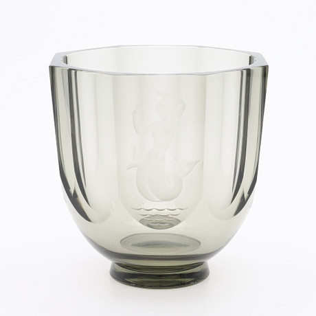NILS LANDBERG. VAS, ORREFORS 1937. Glas - Konstglas - Auctionet
