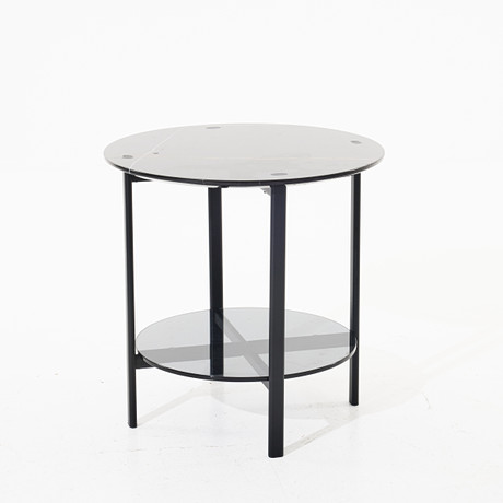 ANDREU WORLD. Side table, "RUTA table" made in bamboo black marble ...
