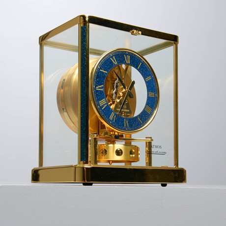 JAEGER LECOULTRE, table clock, "Atmos", numbered 654435, 1970s. Clocks ...