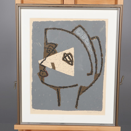 BIRGER HALLING. LITOGRAFI numrerad 3/65. Konst - Grafik - Auctionet