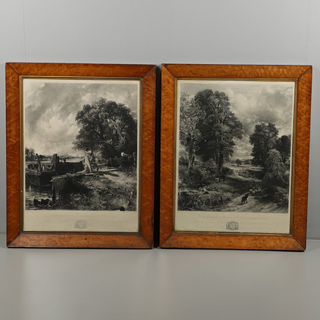 JOHN CONSTABLE, RA (1776-1837). After. THE CORNFIELD; THE LOCK. Art ...