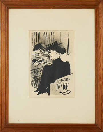HENRI DE TOULOUSE-LAUTREC. "Une Spectatrice", Edition de luxe 1893 ...