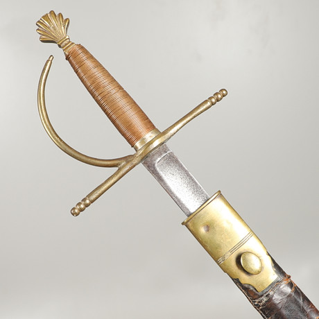 A SWORD SIMILAR TO A 1786 PATTERN INFANTRY OFFICERS SWORD. Weapons ...