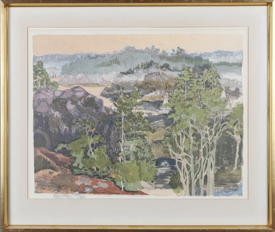 CLAES FOLCKER. Lithograph, signed and marked HC and numbered. Art ...