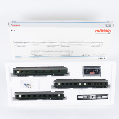 MÄRKLIN 43229 - Set med 3 passagerarvagnar - 50 år Förbundsrepubliken ...