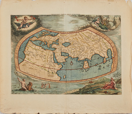 WORLD MAP BY PTOLEMY - MERCATOR, Universalis Tabula Iuxta Ptolemaeum ...