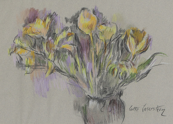 LOTTE LASERSTEIN. PASTELL, on paper, signed, 20th century. Art ...