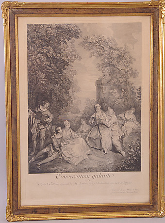 COPPER STICK, Jacques Philippe Le Bas after Nicolas Lancret, 1743. Art ...