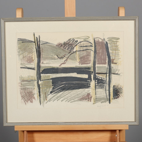 BENGT CRANTZ. LITOGRAFI, signerad. Konst - Grafik - Auctionet
