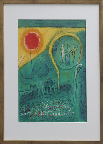 MARC CHAGALL. LITO, from derriere le miroir, le carousell du Louvre ...