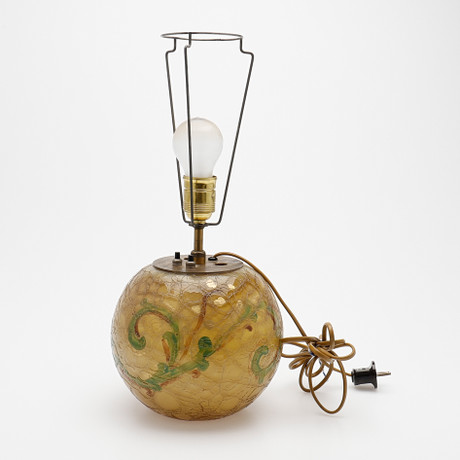 CORONA LIGHTING CULTURE, TABLE LAMP, 1930s/40s, with two light points ...