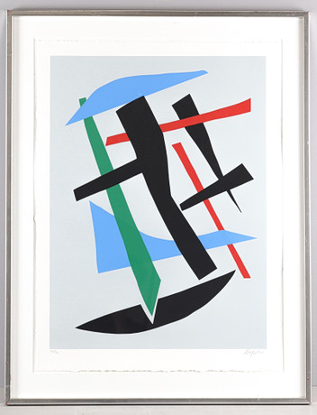 ROBERT JACOBSEN (1912-1993). litografi, signerad, numrerad 26/70. Konst ...